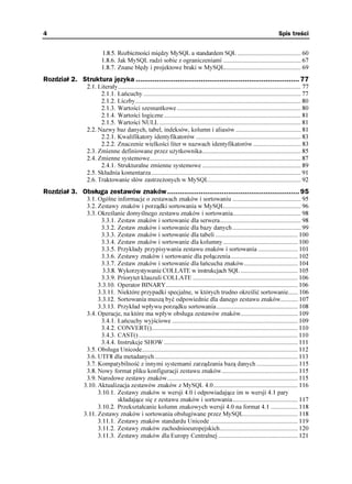 MySQL. Opis języka | PDF