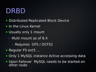 MySQL HA with Pacemaker | PPT
