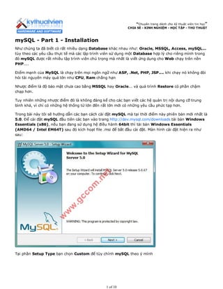 My sql part 1 - installation-_www.key4vip.info