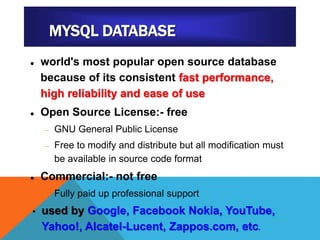 MYSQL-Database | PPT