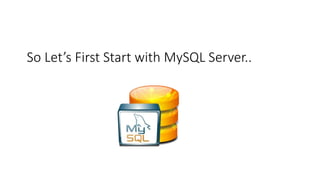 PHP and MySQL | PPT