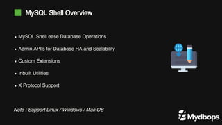 MySQL Shell for Database Engineers | PDF