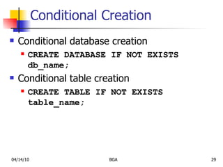 MySql slides (ppt) | PPT