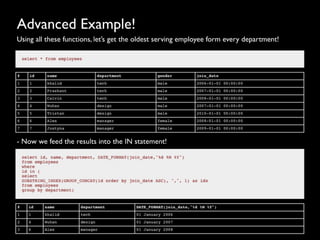 MySQL Ninja Tips | PPT