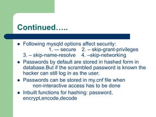 Mysql Introduction | PPT