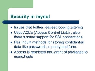 Mysql Introduction | PPT