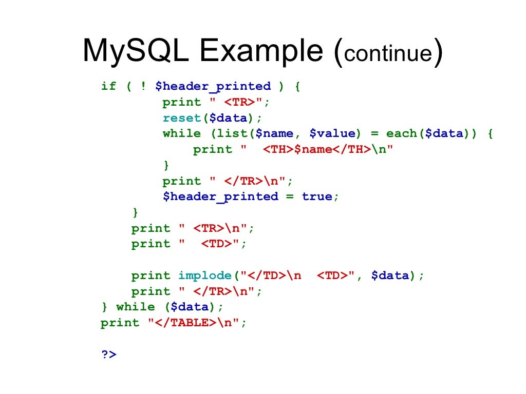 Mysql