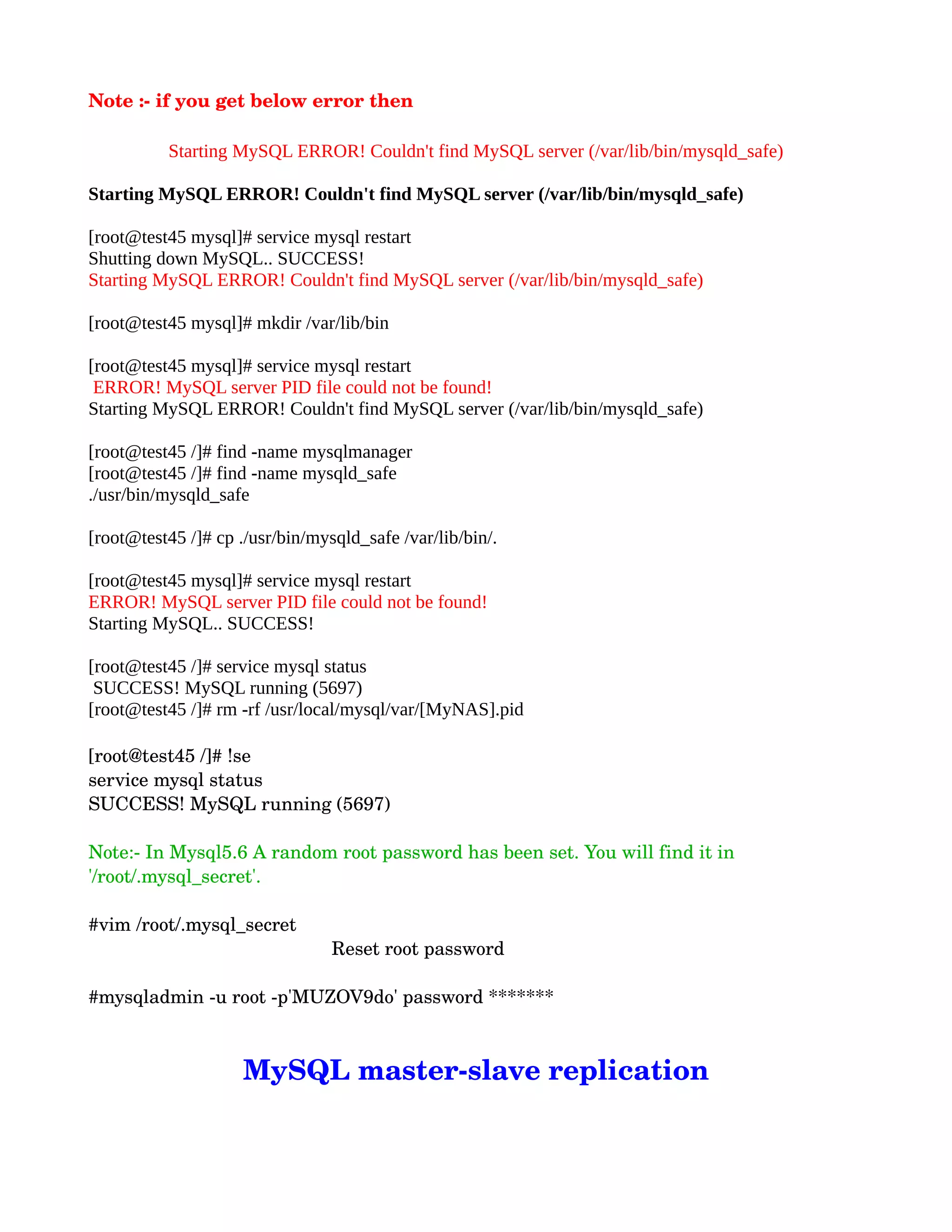 My Sql 56 Master Slave And Master Master Replicationstep By Step