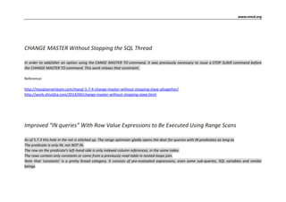 MySQL 5.7 milestone | PDF