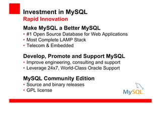 Seminar : "The Future of MYSQL - Roadmap to Success" session MySQL ...