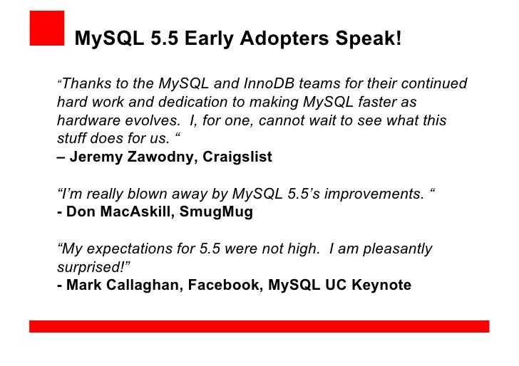 Seminar The Future Of Mysql Roadmap To Success Sessi
