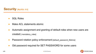 MySQL 8.0 achitecture and enhancement | PPT