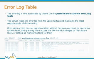 MySQL 8.0.22 - New Features Summary | PPT