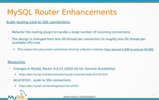 MySQL 8.0.22 - New Features Summary | PPT