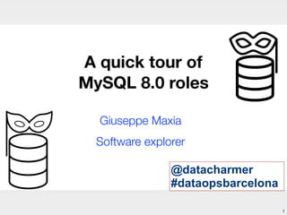 A quick tour of Mysql 8 roles | PPT