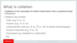 Unicode and Collations in MySQL 8.0 | PPT