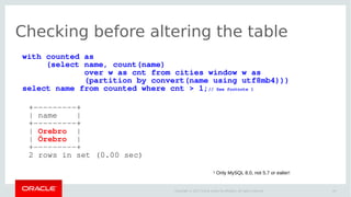 Unicode and Collations in MySQL 8.0 | PPT