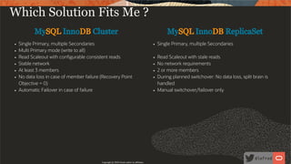 MySQL 8.0 : High Availability Solution for Everybody | PDF