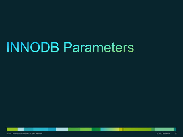 Mysql architecture¶meters | PPTX | Databases | Computer Software and Applications