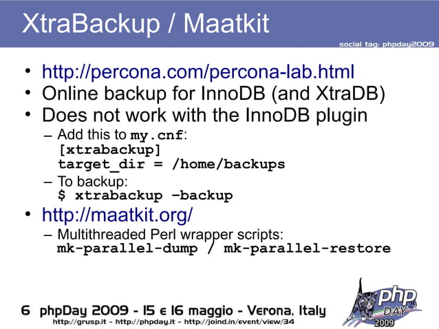 MySQL Backup and Security Best Practices | PPT