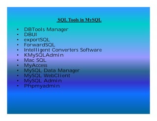 My s qlbalidfnl | PDF | Databases | Computer Software and Applications