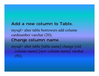 My s qlbalidfnl | PDF | Databases | Computer Software and Applications