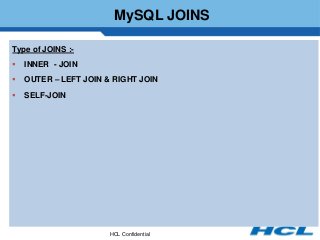 My sql basics | PPTX