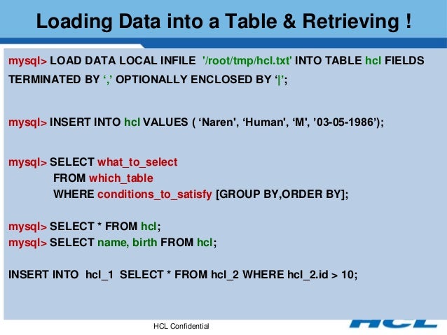 My sql basics | PPTX