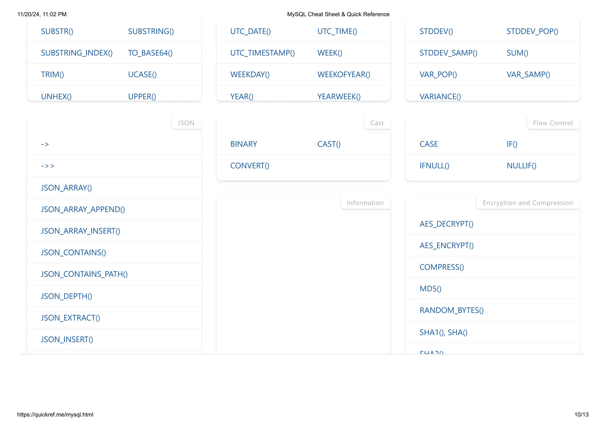 MySQL Cheat Sheet & Quick Referenece.pdf