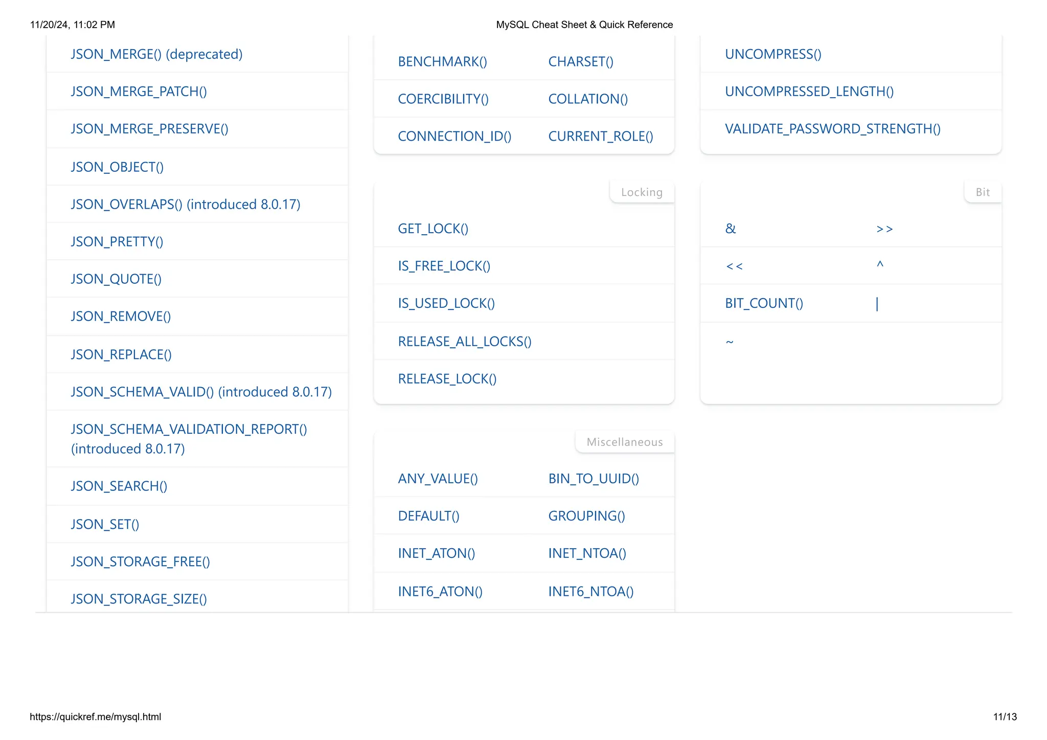 MySQL Cheat Sheet & Quick Referenece.pdf