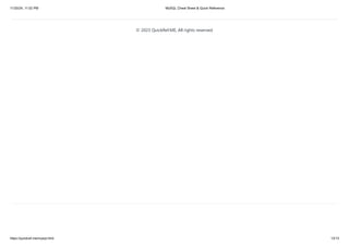 MySQL Cheat Sheet & Quick Referenece.pdf