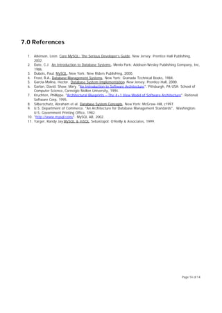 My SQL conceptual architecture | PDF