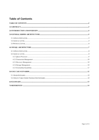 My SQL conceptual architecture | PDF