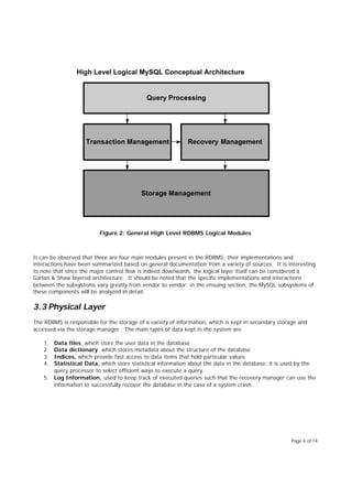 My SQL conceptual architecture | PDF