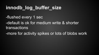 MySQL 5.6 config 優化 | PPT