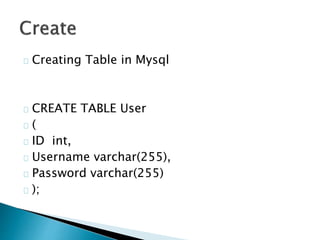 Mysql Crud, Php Mysql, php, sql | PPT