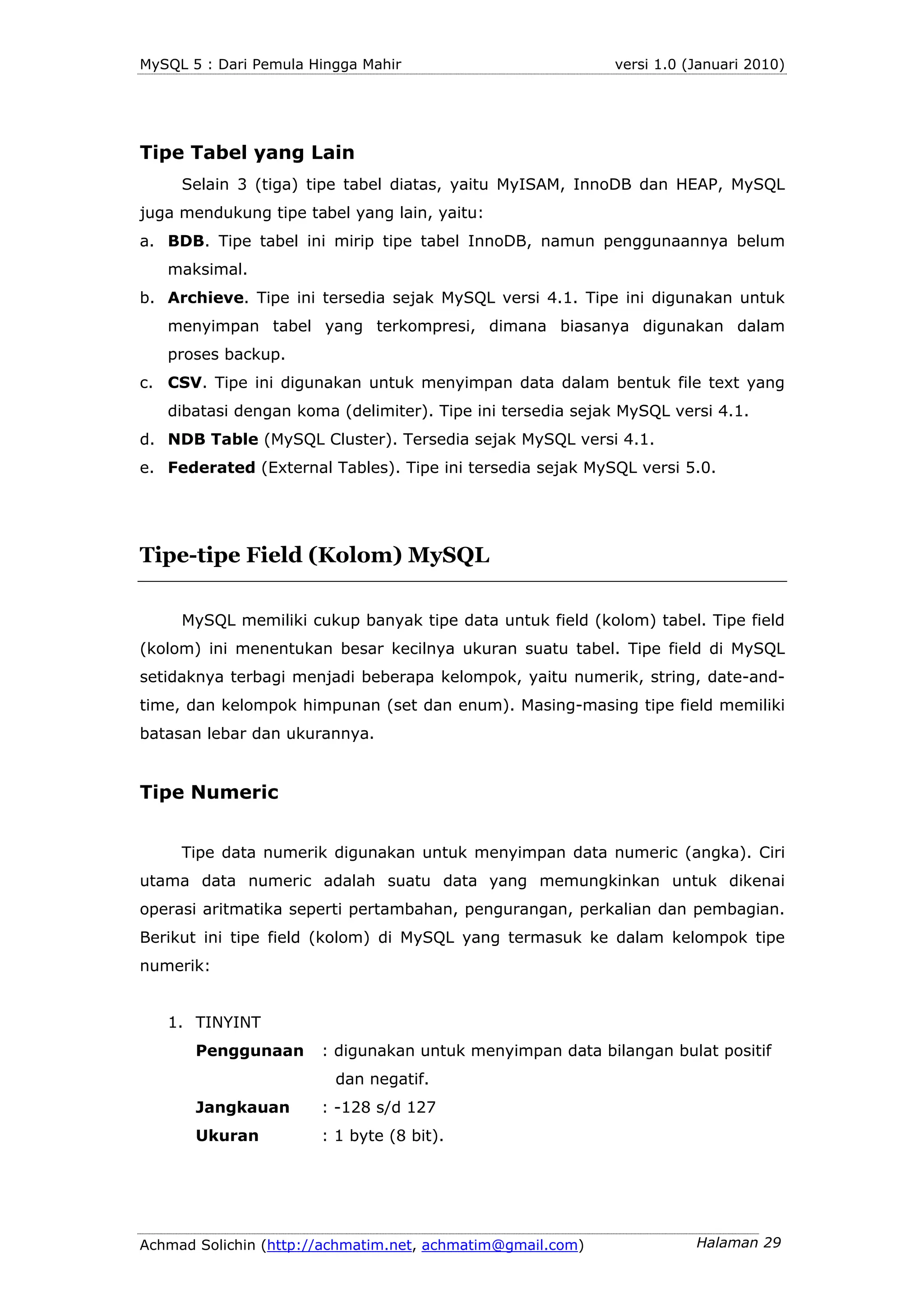 My sql dari Pemula hingga Mahir (achmad solichin) | PDF