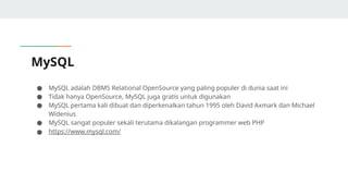 Belajar adasar MYSQL sampai menjadi mahir.pptx