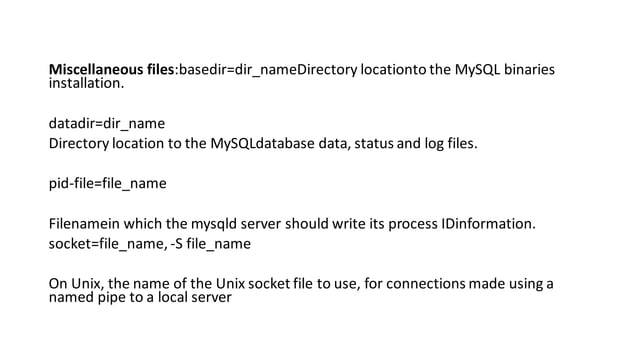 Mysql database basic user guide | PDF