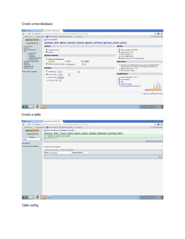 Mysql database make | PDF
