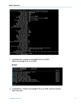 MySQL Database Replication - A Guide by RapidValue Solutions | PDF | Databases | Computer ...