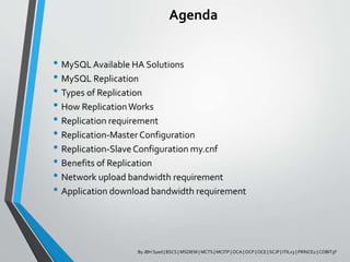 Disaster Recovery Site Implementation with MySQL | PPT