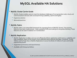 Disaster Recovery Site Implementation with MySQL | PPT
