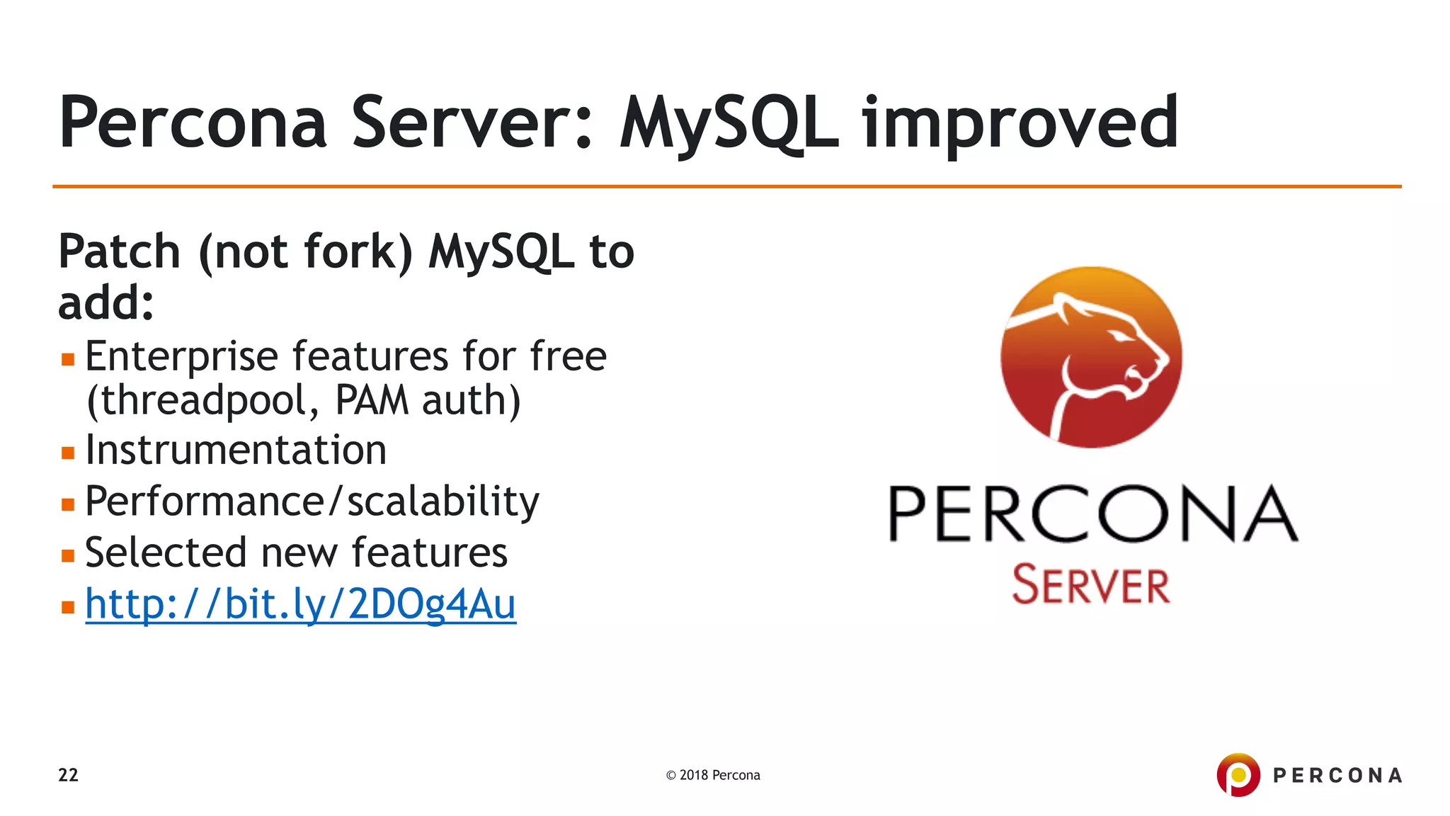 MySQL Ecosystem in 2018 | PPT