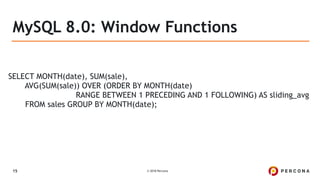 MySQL Ecosystem in 2018 | PPT