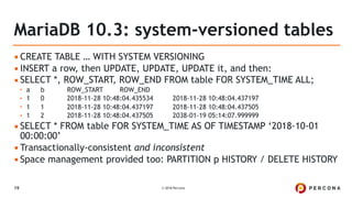 MySQL Ecosystem in 2018 | PPT