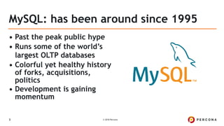 MySQL Ecosystem in 2018 | PPT