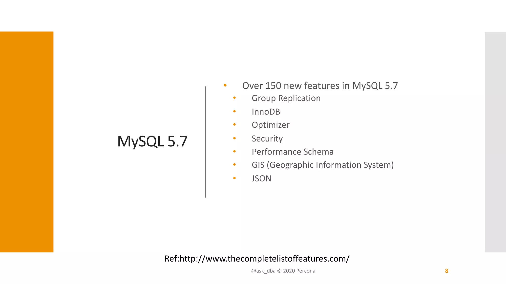 MySQL Ecosystem in 2020 | PPT