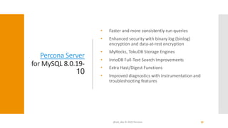 MySQL Ecosystem in 2020 | PPT