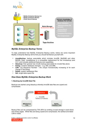 MySQL Enterprise Backup | PDF